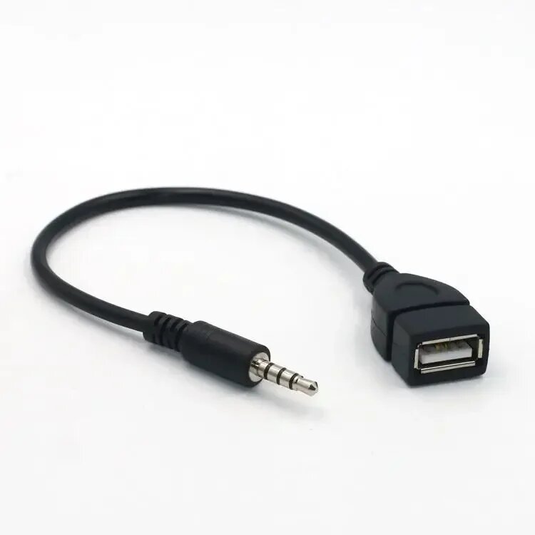 3,5 мм AUX - USB адаптер, Цвет: 1PC