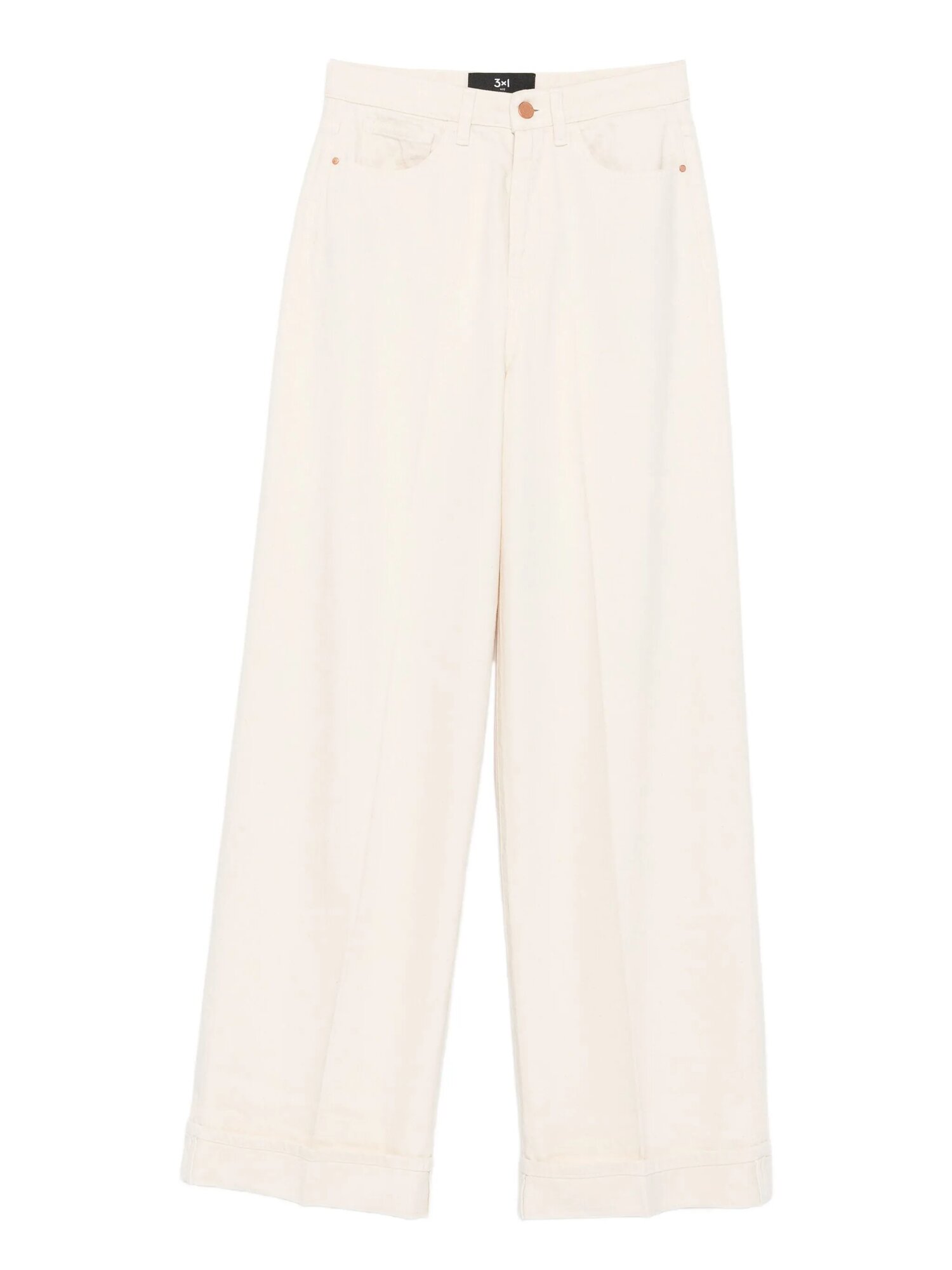 Джинсы широкие Хлопковые джинсы 