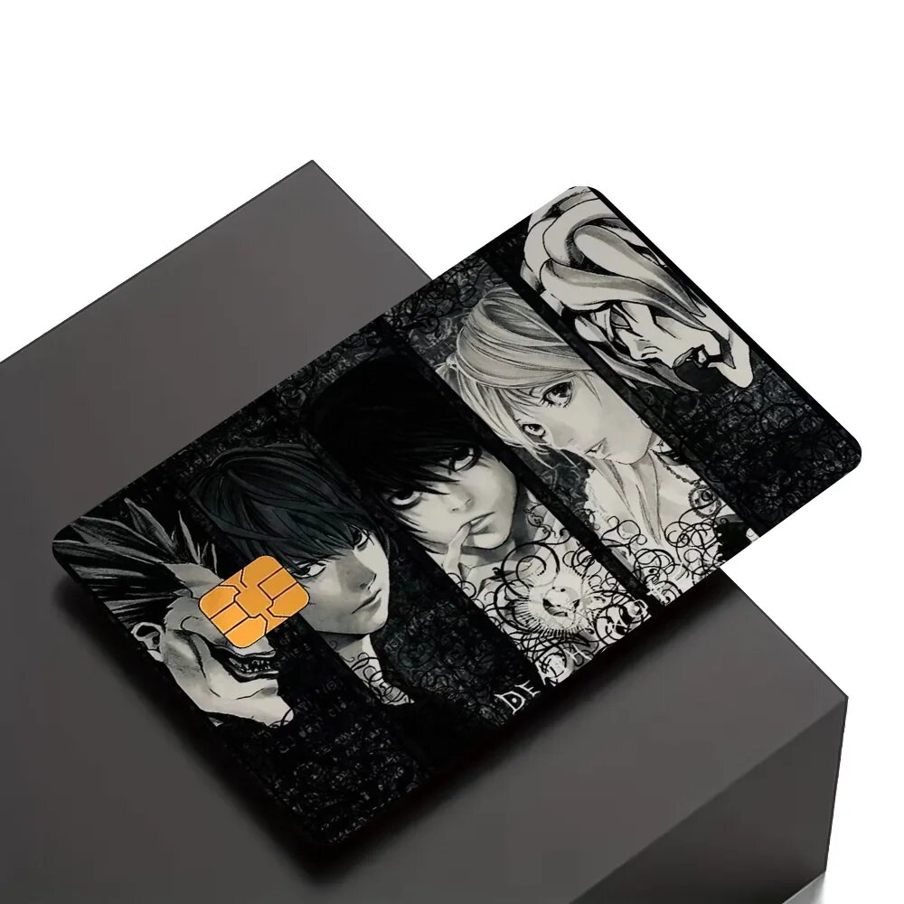 Наклейки на SIM-карту Death Note, черные, z5