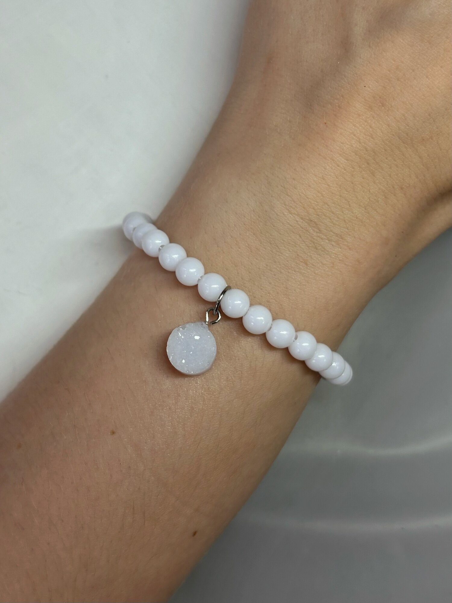 Браслет-цепочка, кристалл