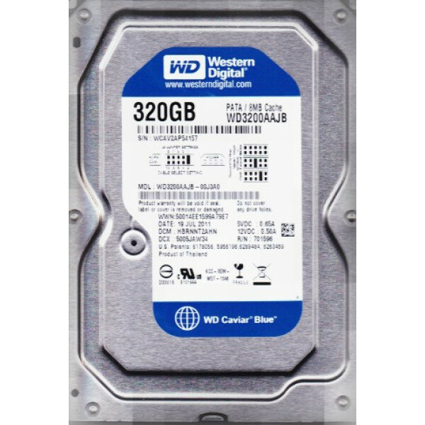 Жесткий диск Western Digital | WD3200AAJB | 320 Gb / HDD / IDE / 3.5" / 7200 rpm