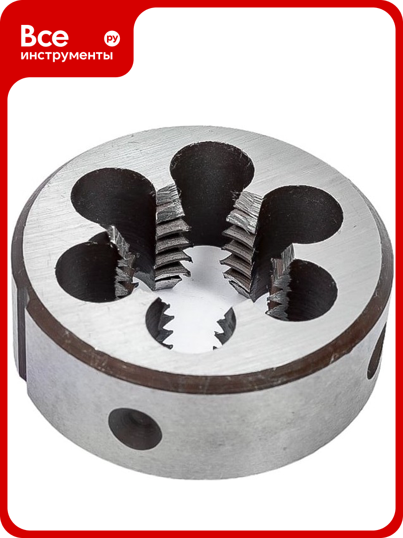 Плашка Gigant М 24x3 9ХС GT-0080, с крупным шагом, для работы в обе стороны