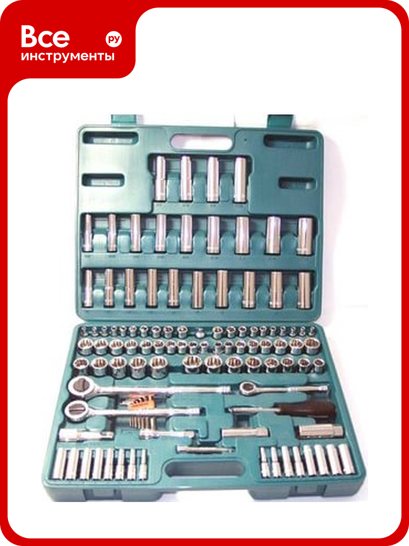 Универсальный набор торцевых головок 107 предметов Jonnesway S05H48107S