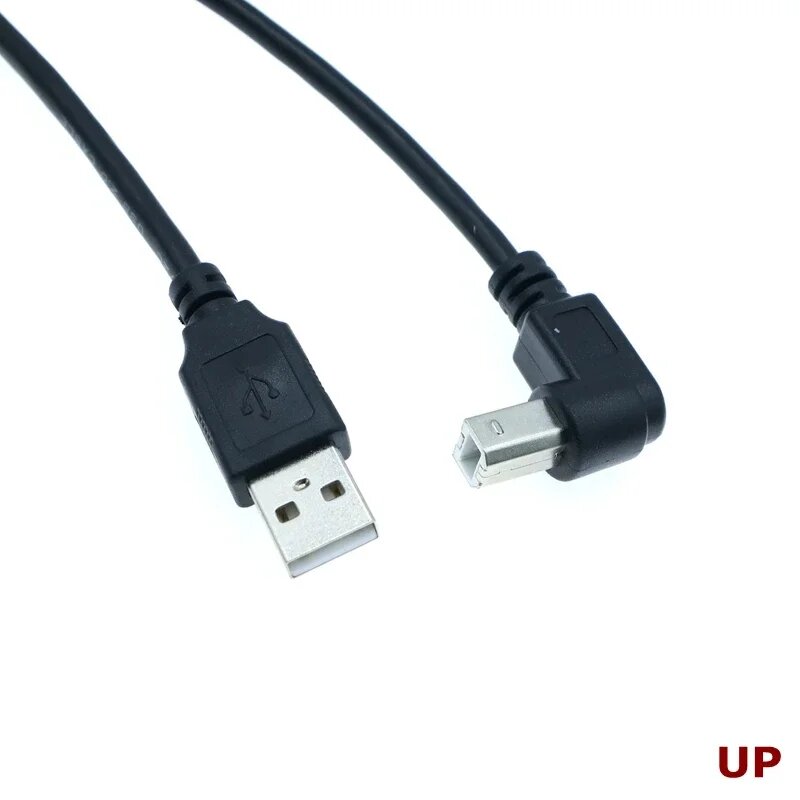 Кабель-переходник USB 2.0 A-B CableCC черный 0,3-1,5 м 0.5m, UP