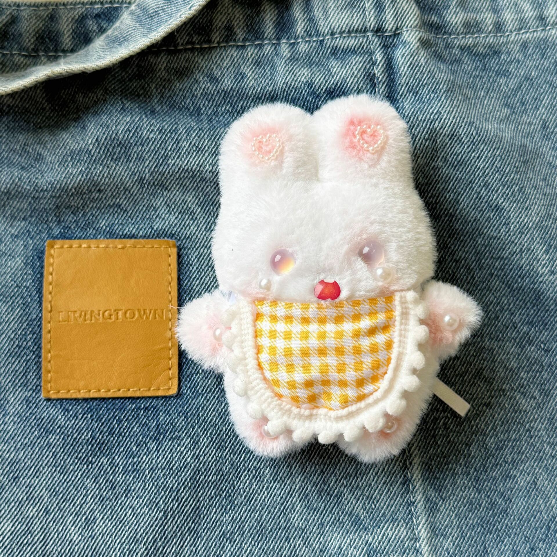 Мультяшный плюшевый кулон, аксессуар, милая собака Пача, трава, бобы, медведь, снежный монстр, кукла, брелок, кулон на сумку