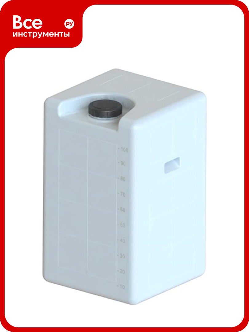 Прямоугольная емкость анион 100л, без слива К100К