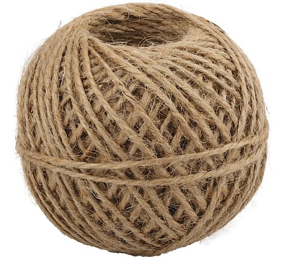 Джутовый шпагат FIT РОС 2-ниточный 60м 68262