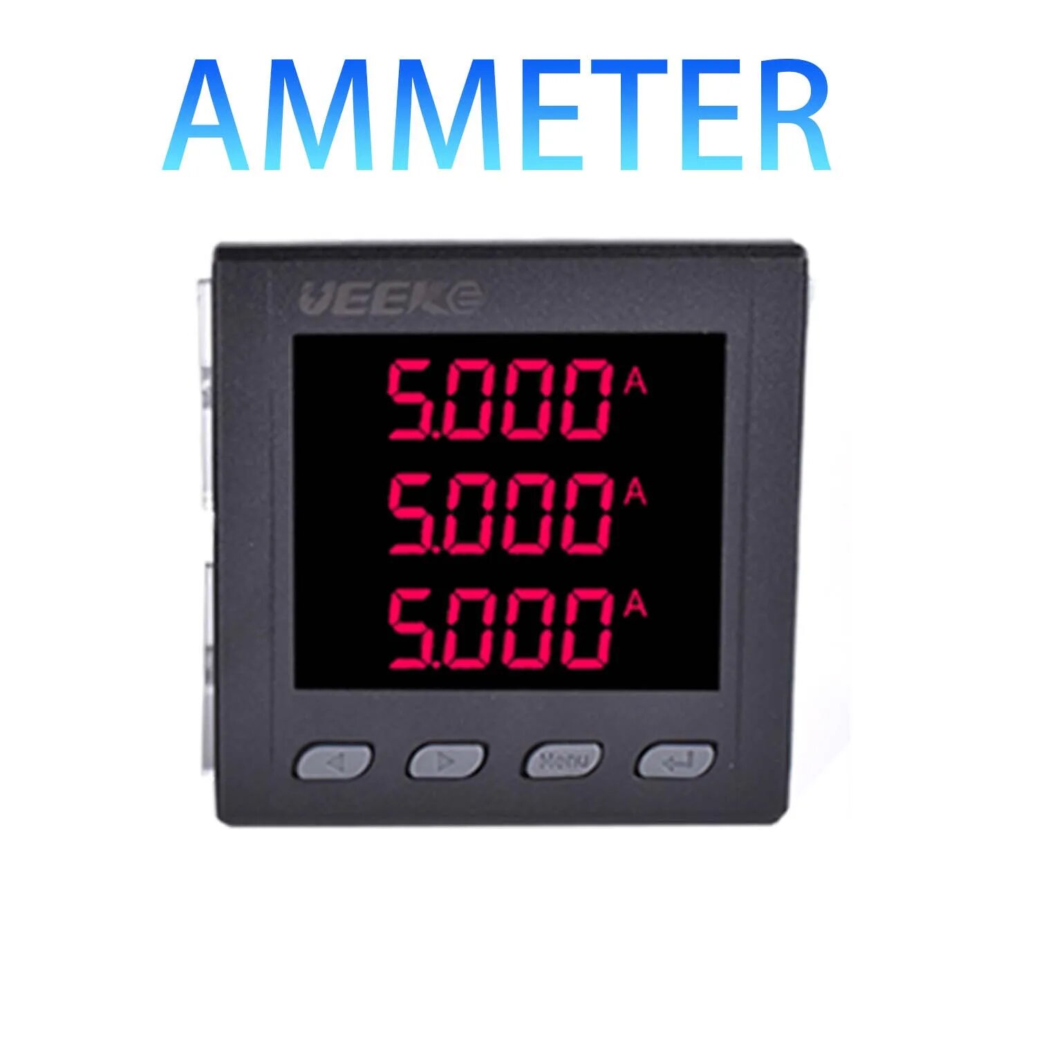Трехфазный вольтметр амперметр kWh 96 X 96, Ammeter