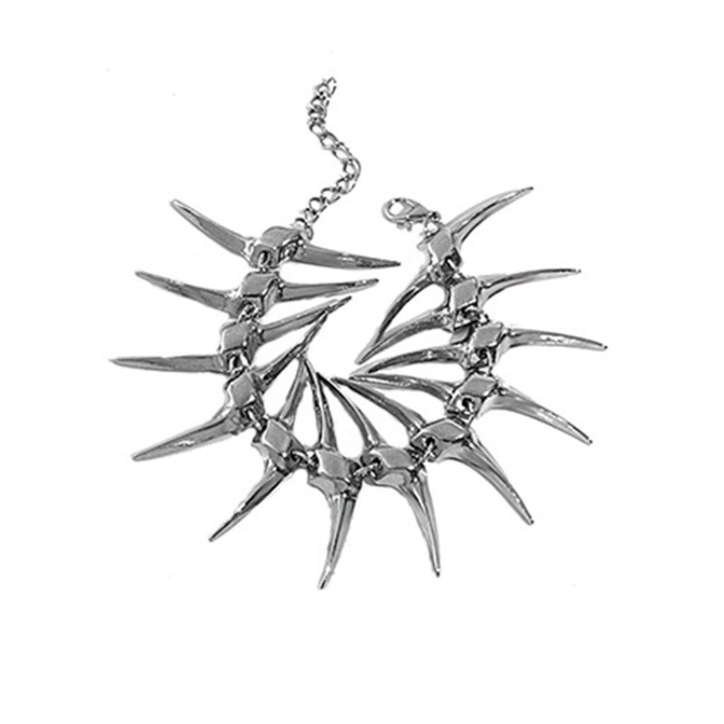 Браслеты с цепочкой в виде рыбьей кости, модный аксессуар в стиле хип-хоп для пар, панк-стиль