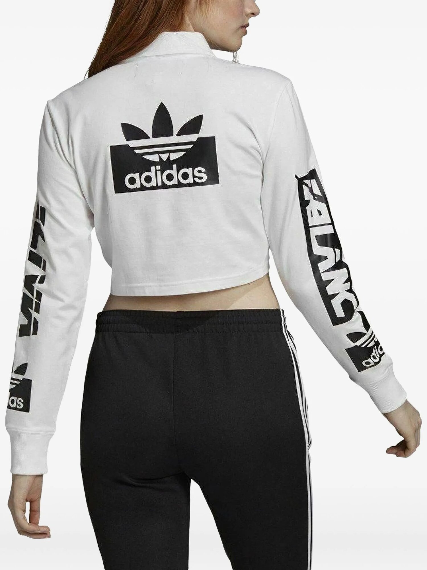 Поло adidas, размер XS, белый — фото 1