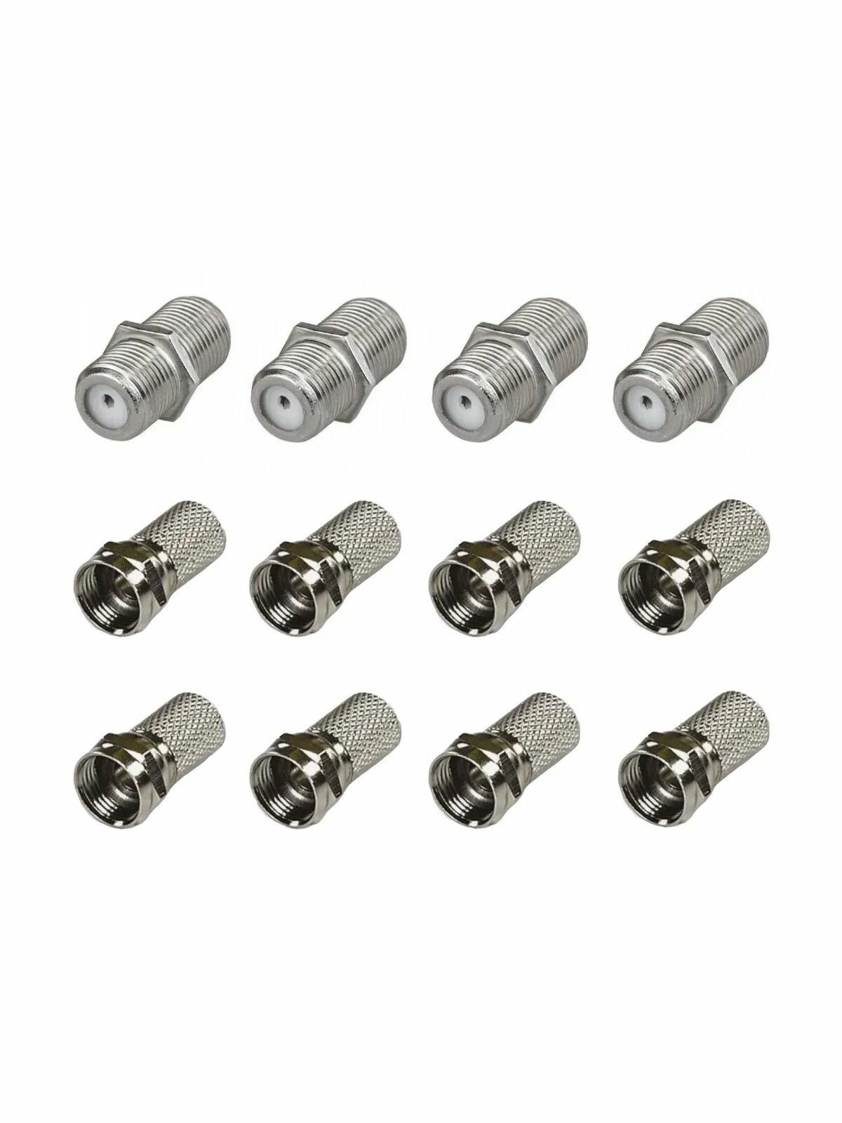 Соединитель антенного - ТВ кабеля набор 4 штуки