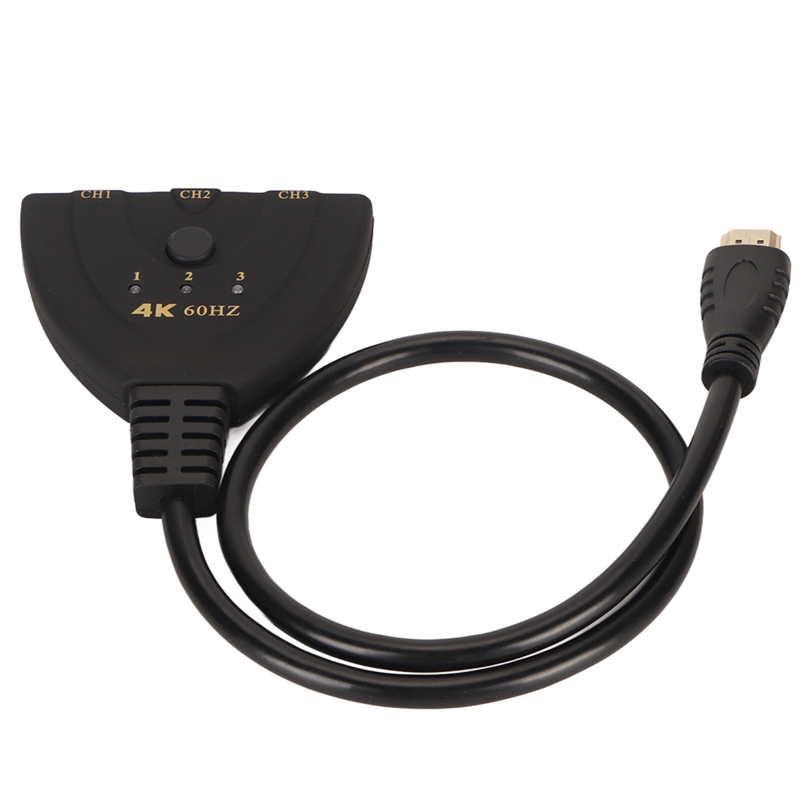 HD Multimedia Interface Switch 4K 60 Гц 3 в 1 OUT дивкетальный HD -мультимедийный интерфейс для телевизионного монитора Projector Computer