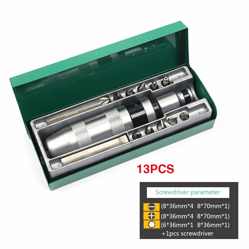 Набор ударных отверток LISM 13 шт.