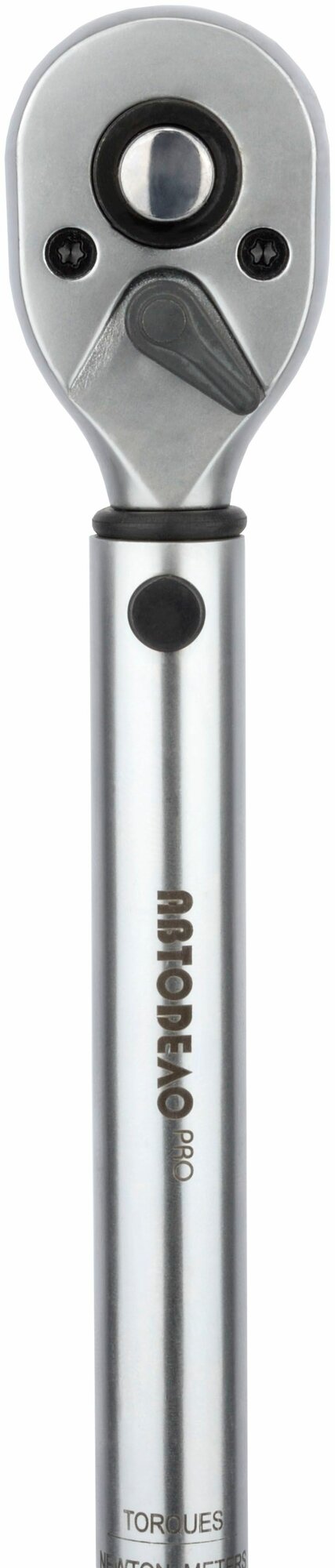 Динамометрический ключ 1/4" предельный правая-левая резьба 5-25 Нм, длина 280 мм АвтоDело PRO 40342