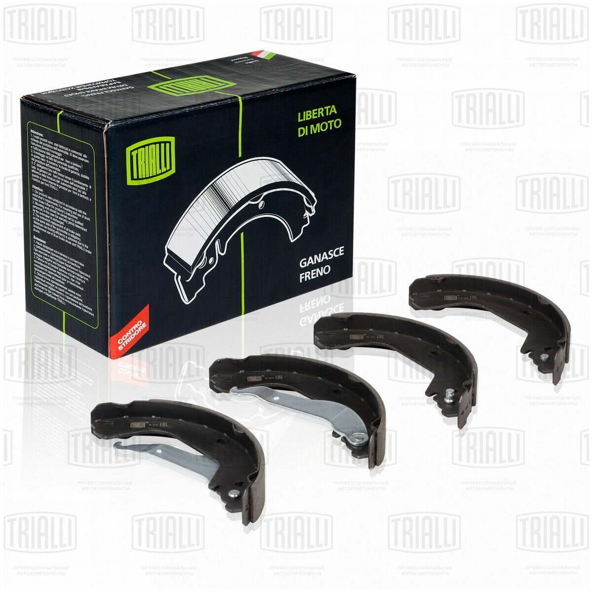 Колодки Торм. Барабан. Зад. Для А/М Chevrolet Cruze (09-) (Gf 0543)(Trialli Gf0543)