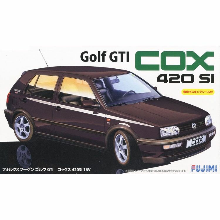 Статическая сборка Модель Fujimi-12676 1/24 Volkswagen Golf COX 420Si 16V car Model Kit