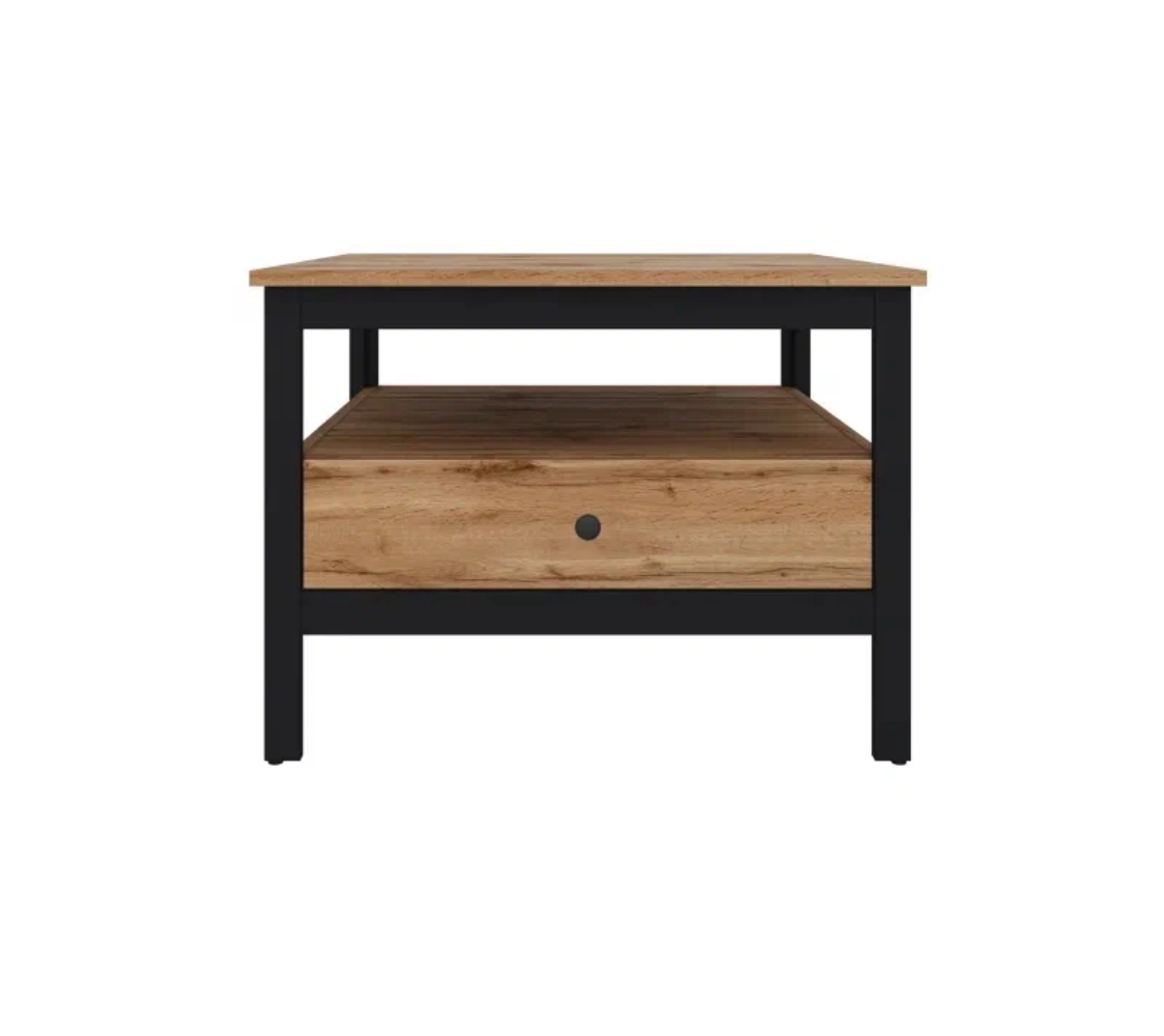 Стол журнальный БРВ-Мебель Loft LAW, 70 x 52 x 70 см, цвет: дуб вотан