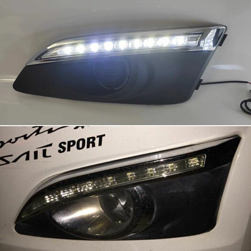Светодиодные дневные ходовые огни применяется к Chevrolet Aveo 2011-2015