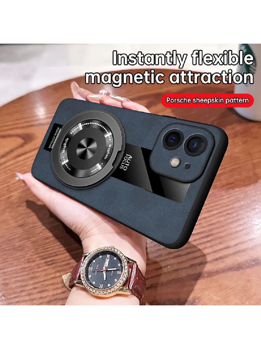 Чехол для iPhone 11 MagSafe с кольцом подставкой