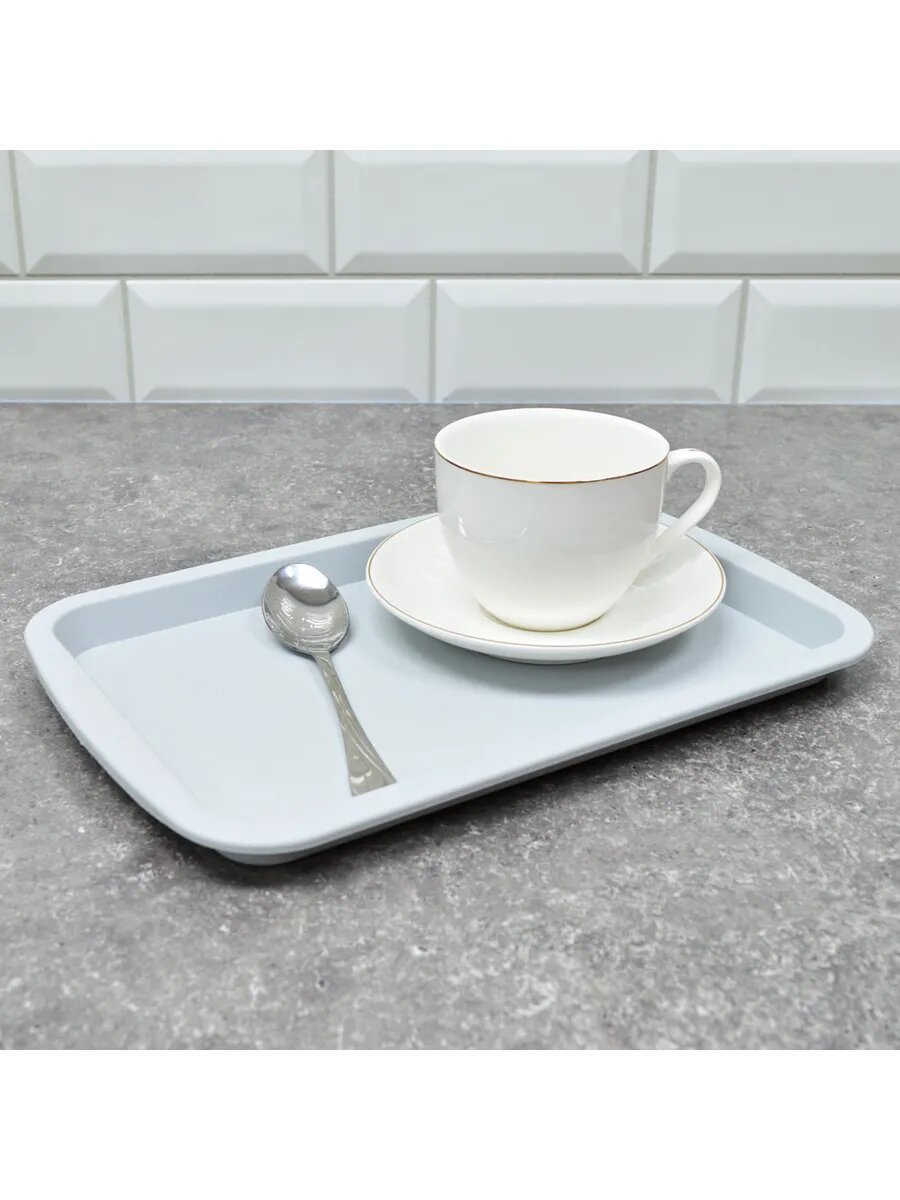 Универсальный поднос , полипропилен, нескользящее покрытие, 29,3x19,3 см