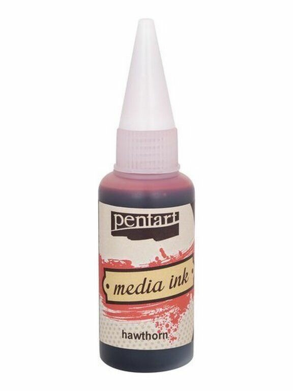 Pentart Чернила для рисования, 20 мл, боярышник