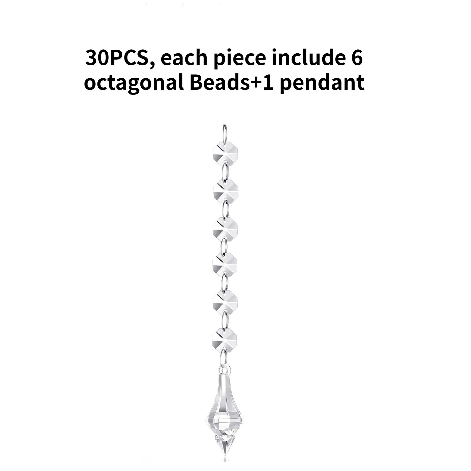 Акриловое Хрустальное Бриллиантовое Ожерелье 5/15/25/35 М, Прозрачная Подвесная Лампа, Подвесная Занавеска Из Бисера Для Свадьбы