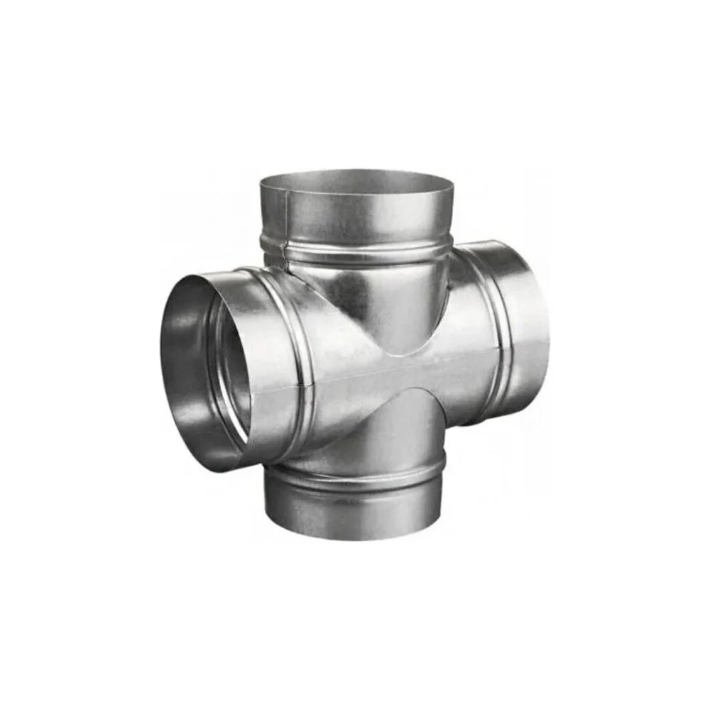 ООО Вентмаркет Крестовина D160, для круглых воздуховодов из оцинкованной стали T160X