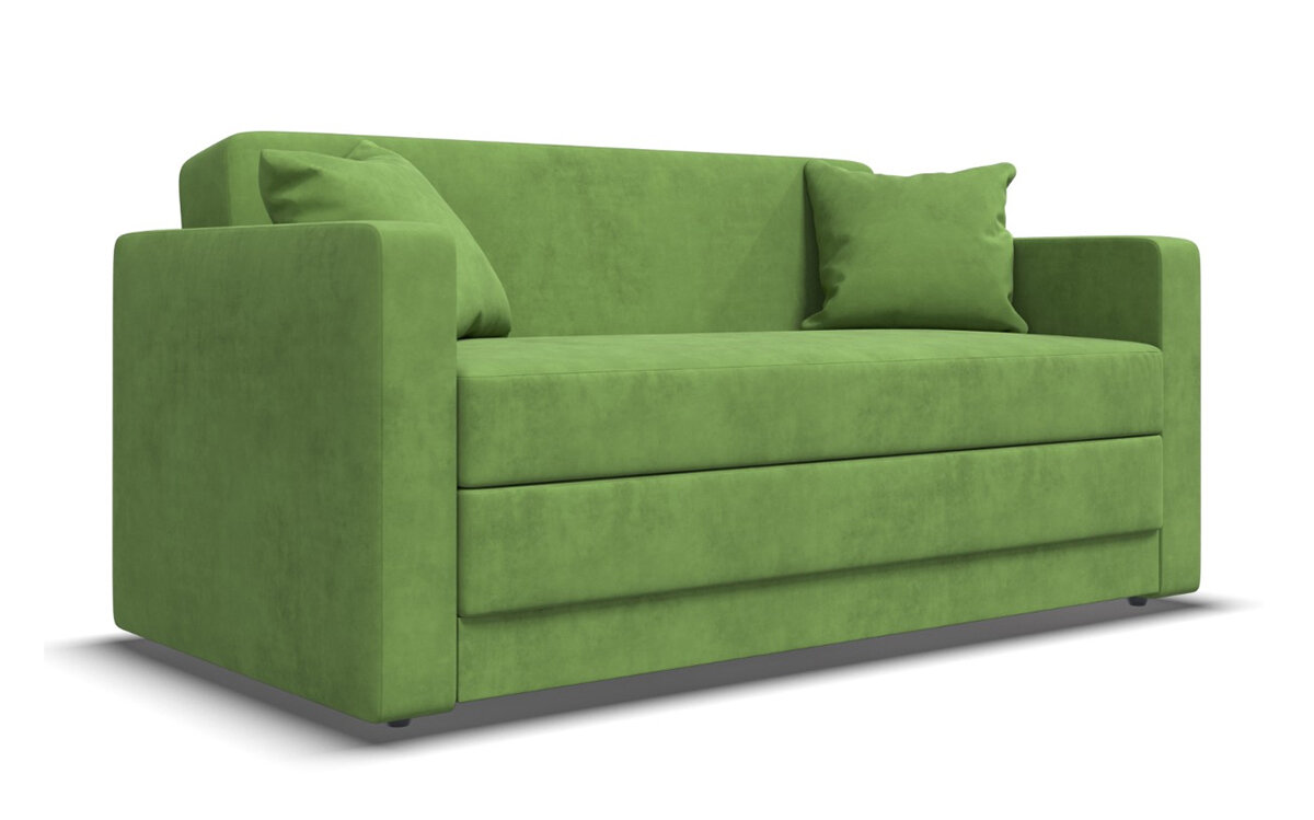 Диван Блюз 3-1, еврокнижка, велюр Velutto 31, размер 123x90x83 см