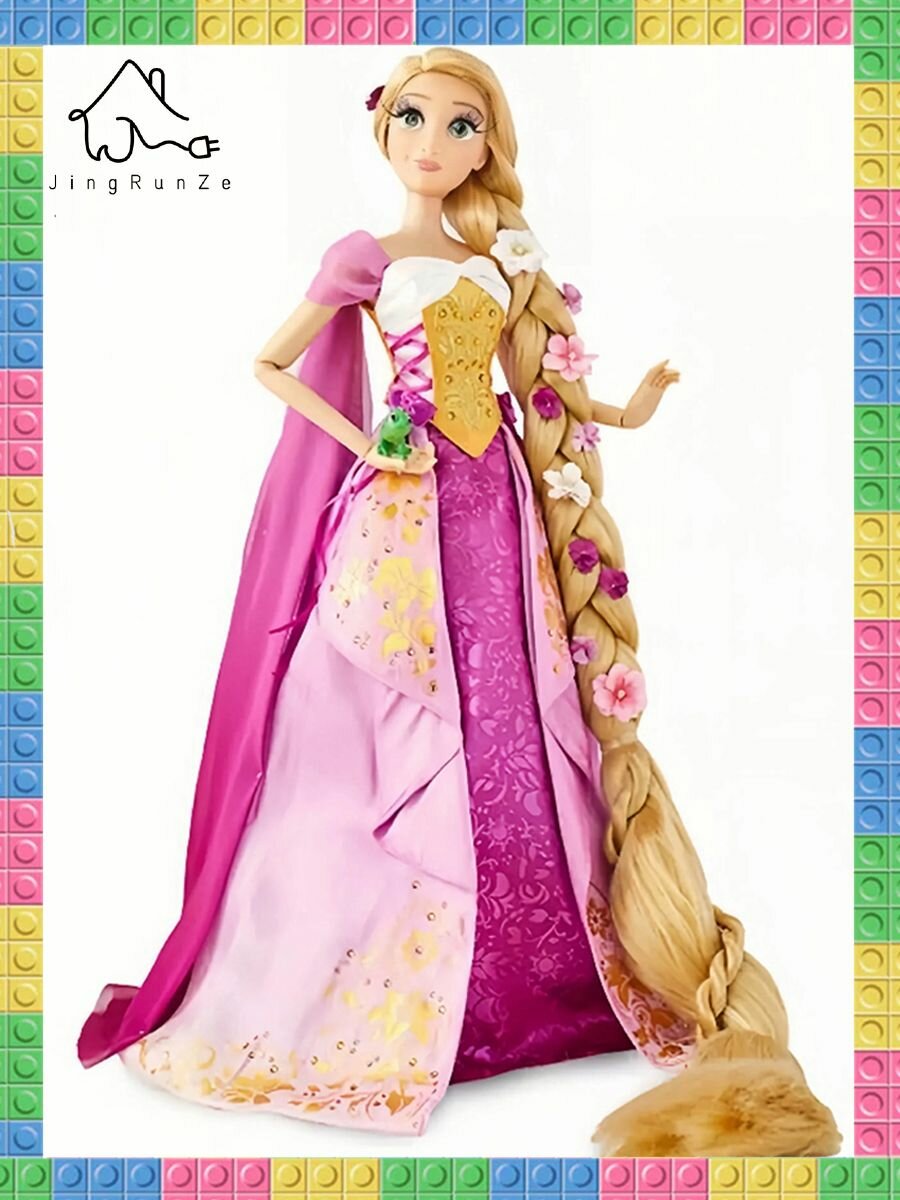 2020 Кукла Рапунцель из лимитированной серии Disney, 17 дюймов, 10-я годовщина "Волшебных волос" NRFB