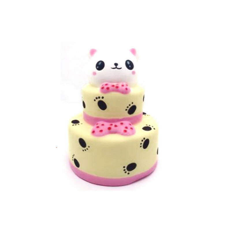 Appealing squishy ice cream cone pu biscuit waffle pizza and cake foam toy