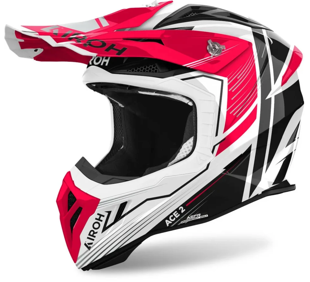 Шлем Airoh AVIATOR ACE 2 ENGINE Red Glossy XL