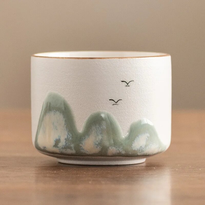 Керамическая чайная чашка NLSLASI 60 мл, A2, 5.3x4cm 60ml