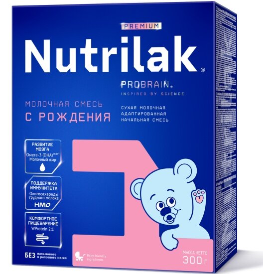 Молочная смесь Nutrilak Premium 1 с 0 до 6 мес. 300 г