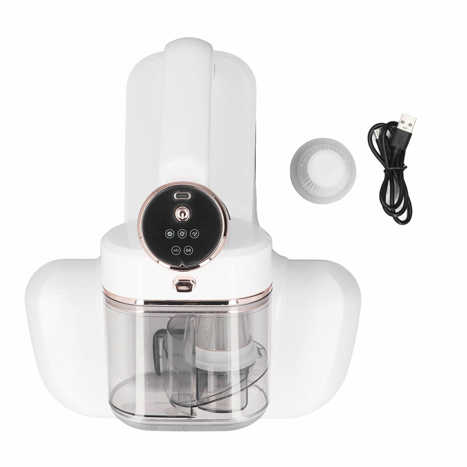 Пылесос для матрасов 10 кПа, сильное всасывание, 3 передачи, светодиодный экран, ручной очиститель ткани для дивана-кровати