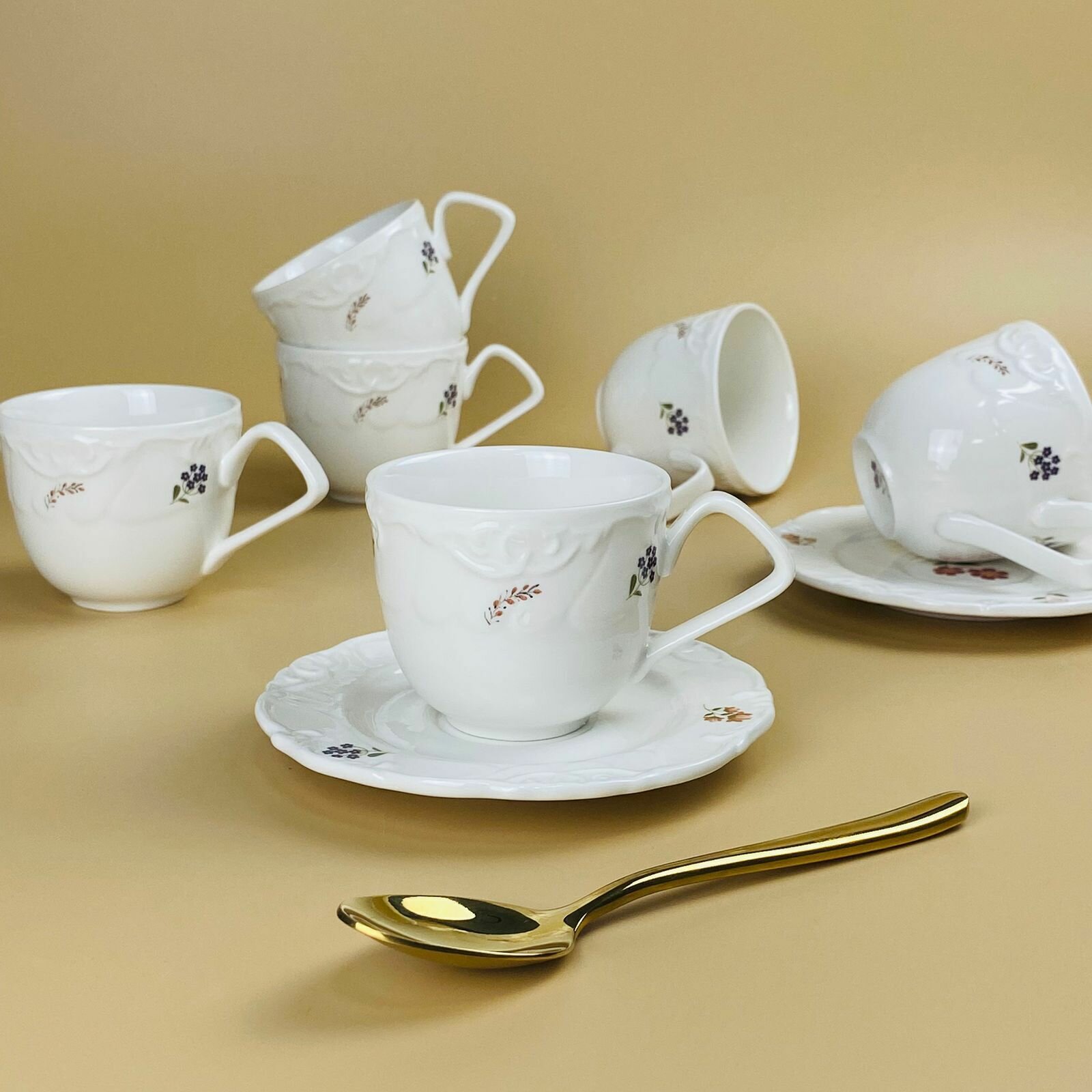 Кофейный набор 12 предметов крокус