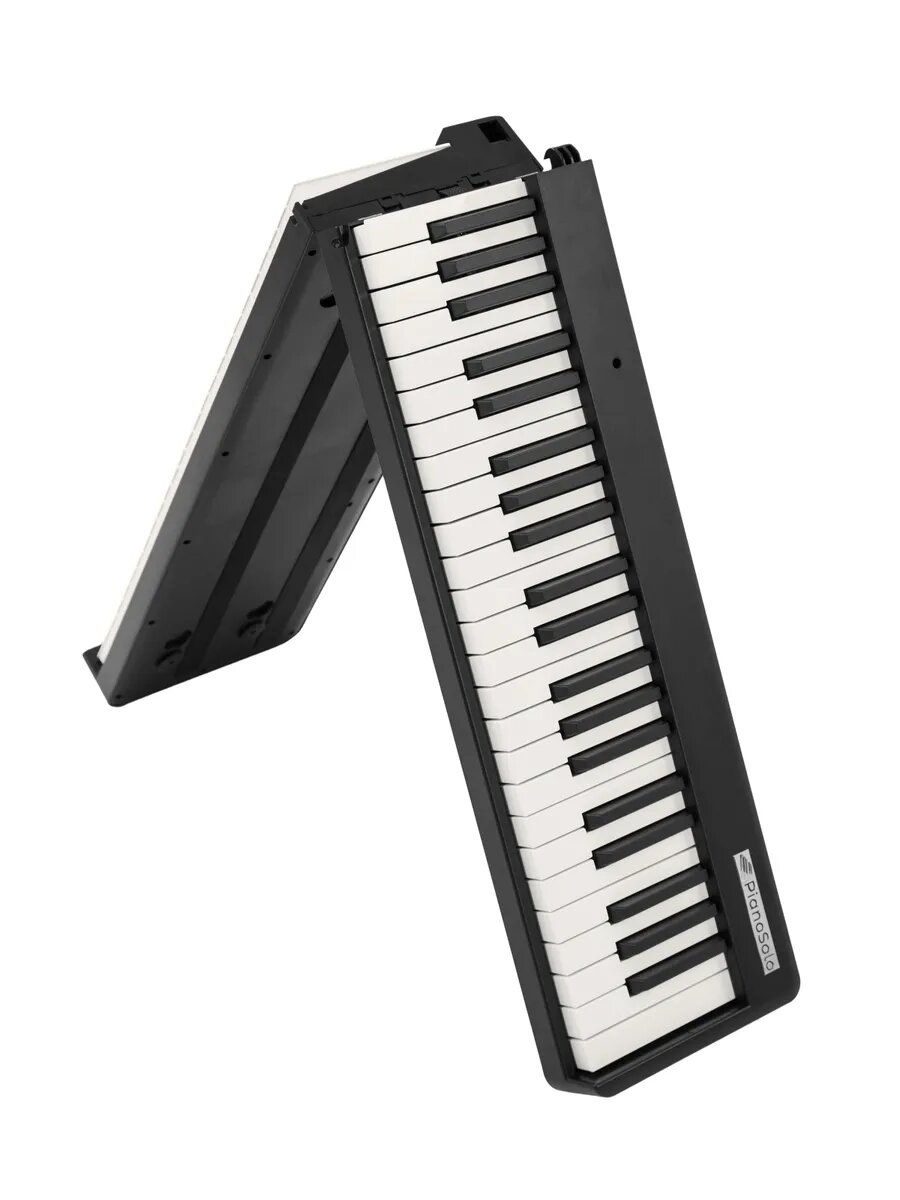 Портативное складное пианино с динамической клавиатурой PianoSolo Pro 3 Black-l