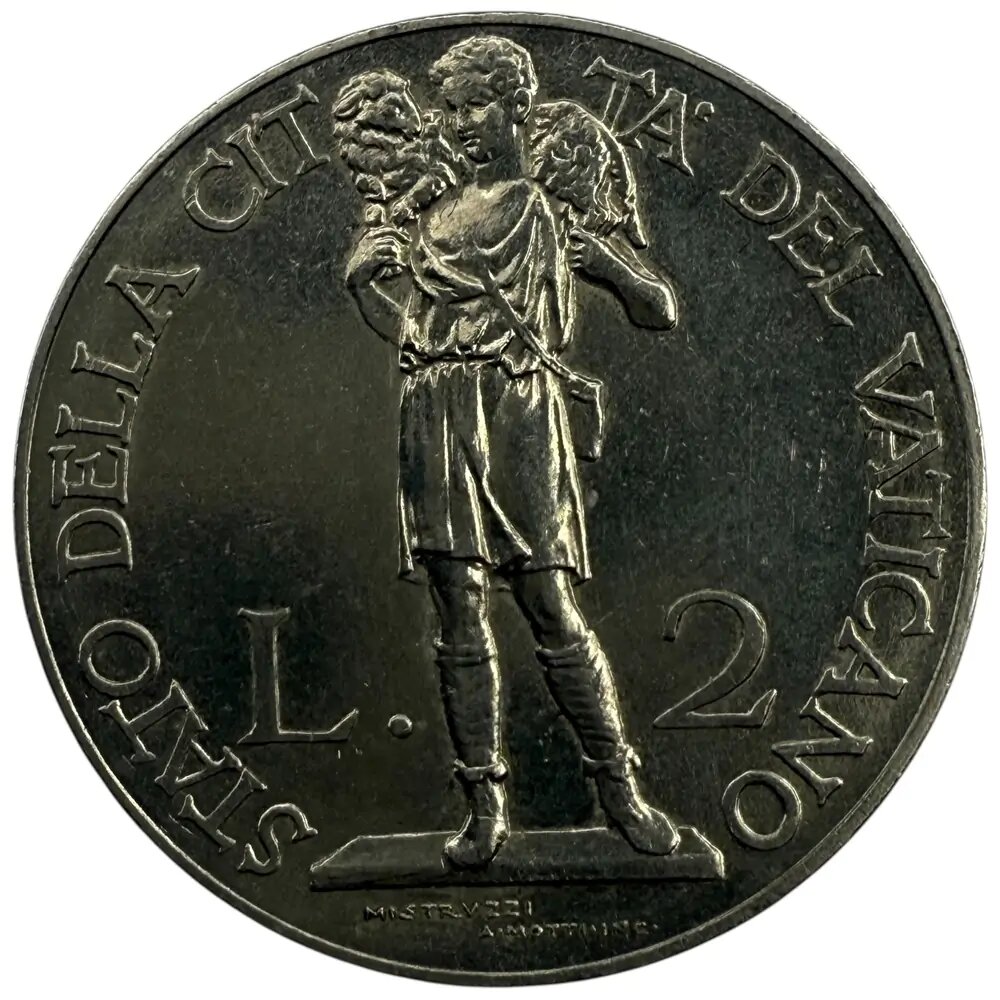 Ватикан 2 лиры 1931 г. (X) (Лот №2)