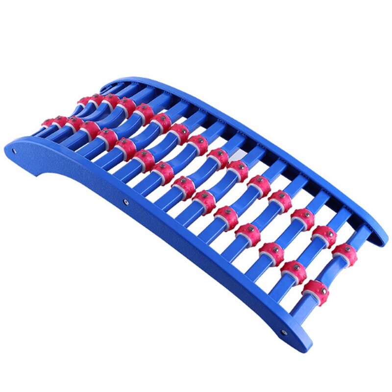 Растяжитель для спины Magic Back Stretcher, нижняя поясничная поддержка, коррекция позвоночника, поясницы, расслабляющий массажер, снятие боли с помощью магнитного ролика