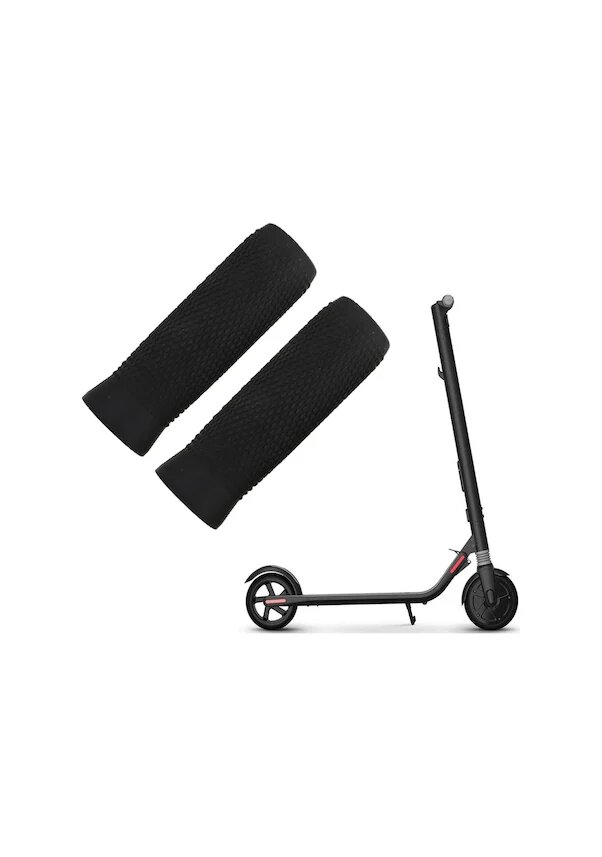 Пара силиконовых чехлов на руль для Ninebot ES1/ES2/ES3/ES4, черные