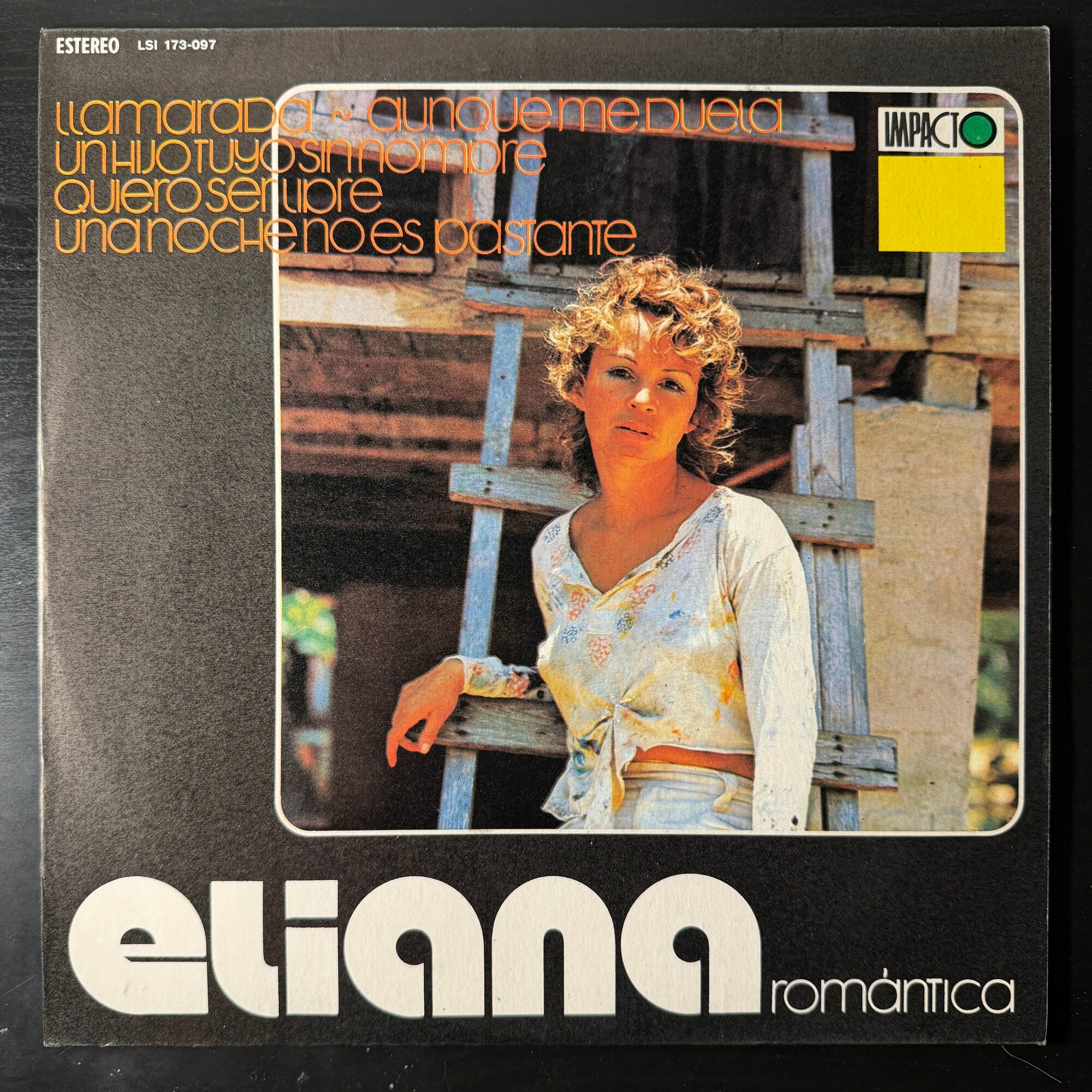 Виниловая пластинка Eliana Romntica (Колумбия 1975г.)