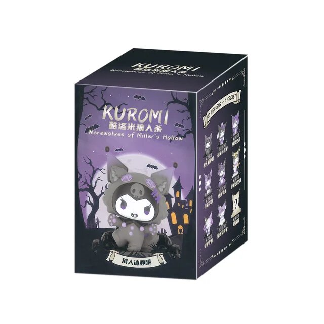 MINISO Kuromi Blind Box Werewolf Series, фигурка-кукла, аниме-персонаж, сюрприз, милая коллекционная игрушка,
