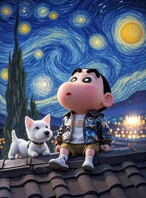 Смола AB, волшебная пыль, мелок Miniso, Shin-chan, мультфильм, наборы для алмазной живописи, сверление, звездное небо, искусство своими руками, полные сверла, мозаика, домашний декор, Размер: AB FD квадрат 20X25 см