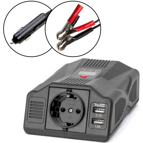 Автомобильный инвертор Topon TOP-PI201 200Вт