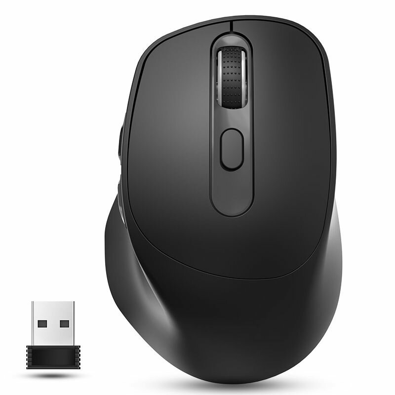 Беспроводная бесшумная мышь, с зарядкой, двойной Bluetooth, для работы и игр, для ноутбука и компьютера