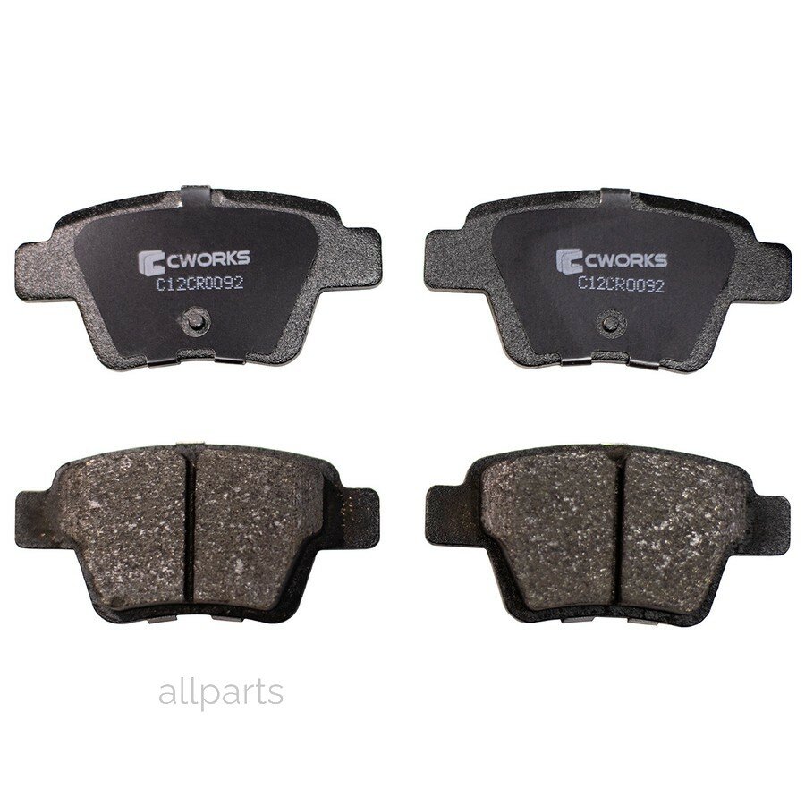 CWORKS C12CR0092 Колодки тормозные задние (Low Metallic) PEUGEOT / CITROEN