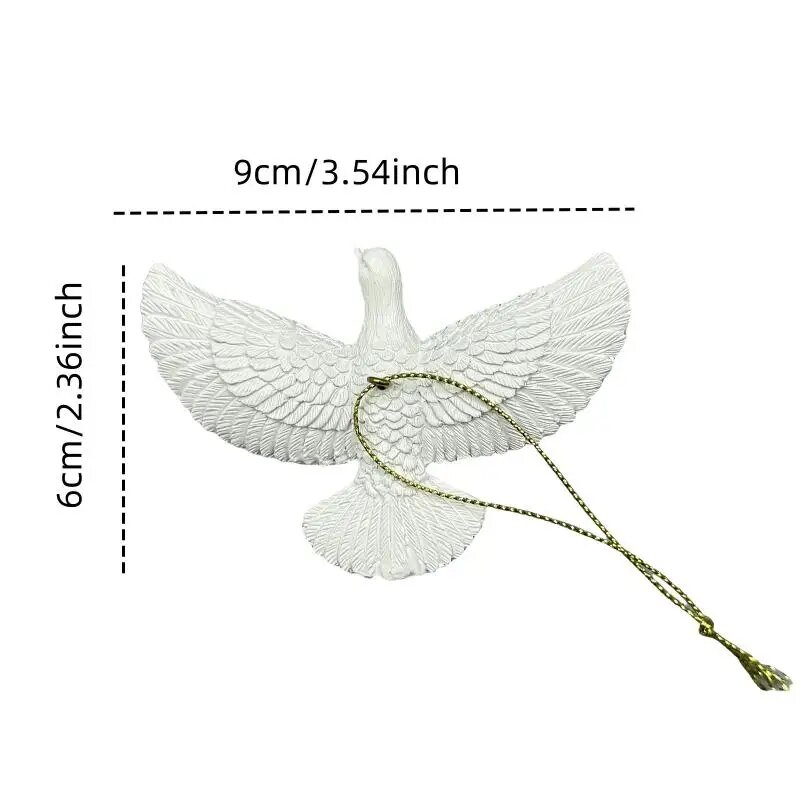 GCDHome Голуби Дружбы Рождественская фигурка из смолы