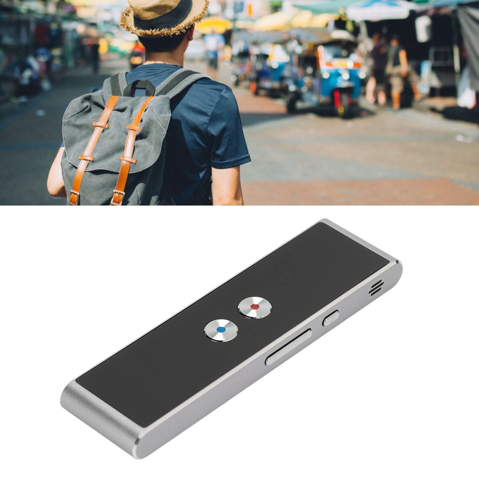 T8+ Smart Voice Translator Portable Transator Device поддерживает 96 языков для путешествий за границей, обучающий покупки (Silver)