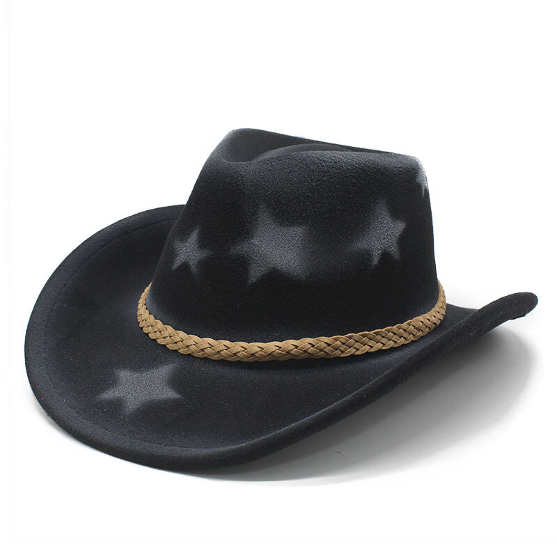 Многоцелевая Джазовая шляпа из замши Унисекс Пара Плоский козырёк Замша / KK-1121