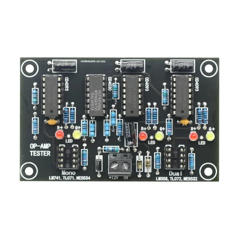 Тестер операционных усилителей TL071 TL072 TL081/082 для Arduino