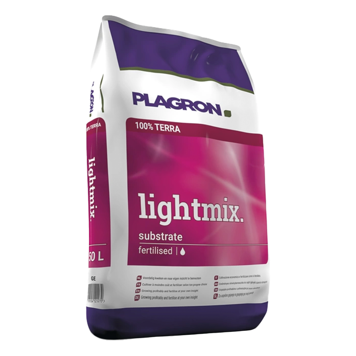 Легкий субстрат из торфа и перлита / Lightmix, 50 л / Plagron